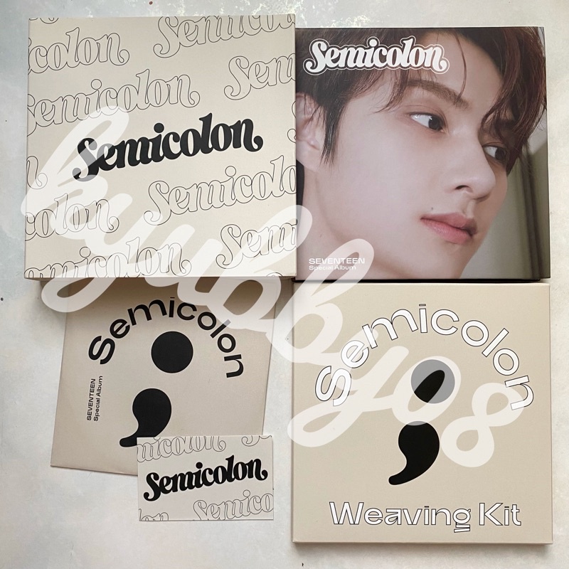 Jual Seventeen Semicolon Album Only Jun Cover Photocard SVT PC | Shopee ...