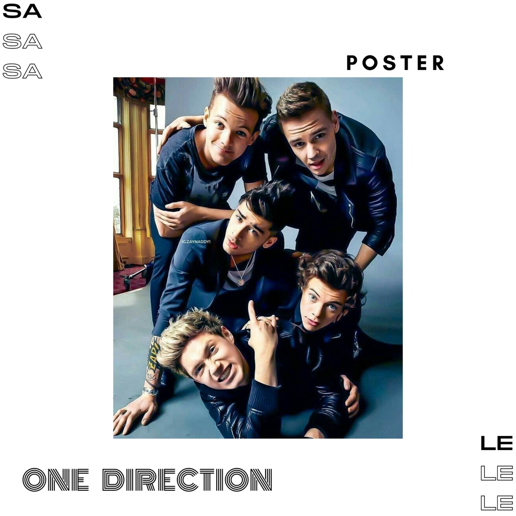 Jual POSTER DINDING ONE DIRECTION - Ukuran A3/A4 (Bisa Custom Gambar ...