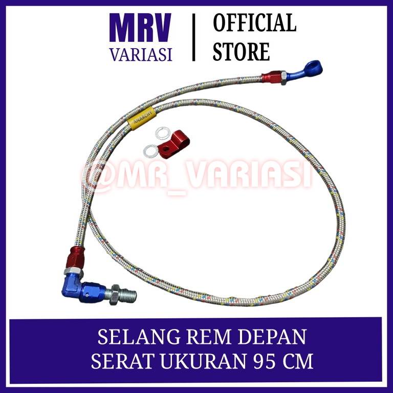 Jual Selang rem depan variasi serat-selang minyak rem motor universal ...