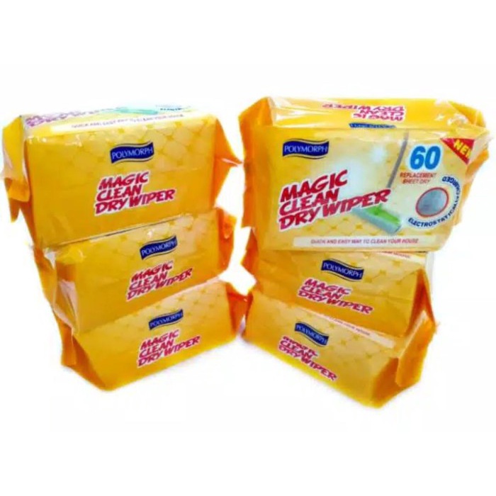 Jual Buy 5 Get 1 Refill Magic Clean Dry Wipes 60S (21X28Cm) | Shopee ...