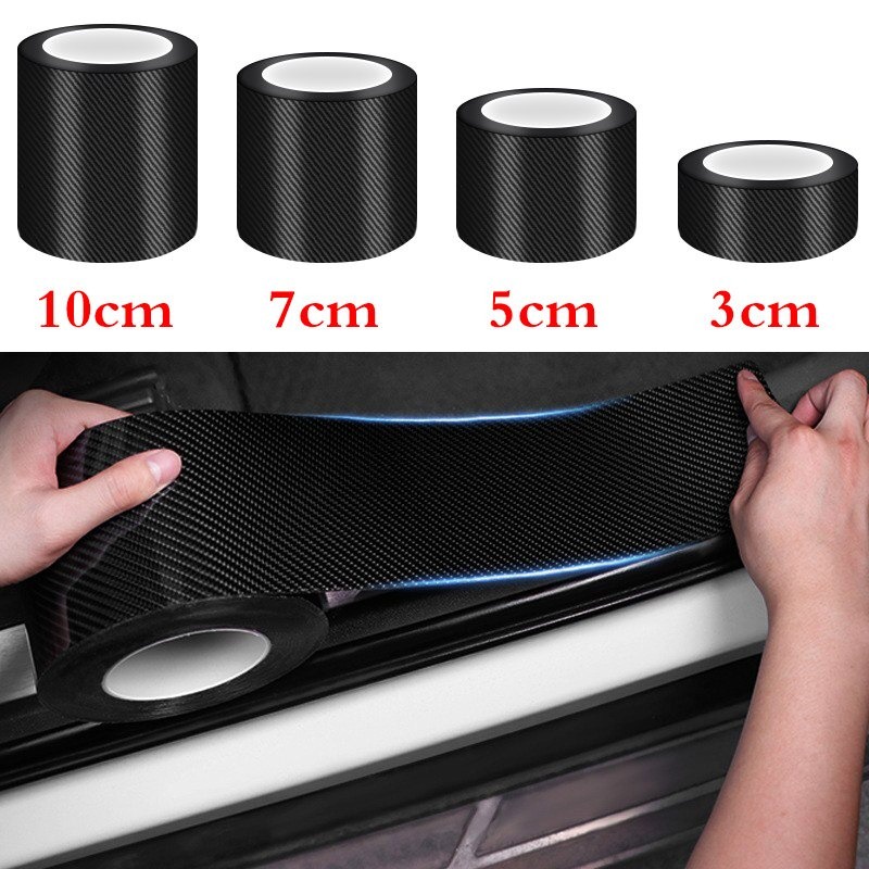 Jual Stiker Lapisan Pelindung Pintu Mobil Carbon Fiber Car Wrap Vinyl 5 ...