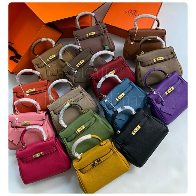 Jual TAS KELLY AMAZON CLEMENCE MINI 20CM SERI TF (FREE BOX) | Shopee ...