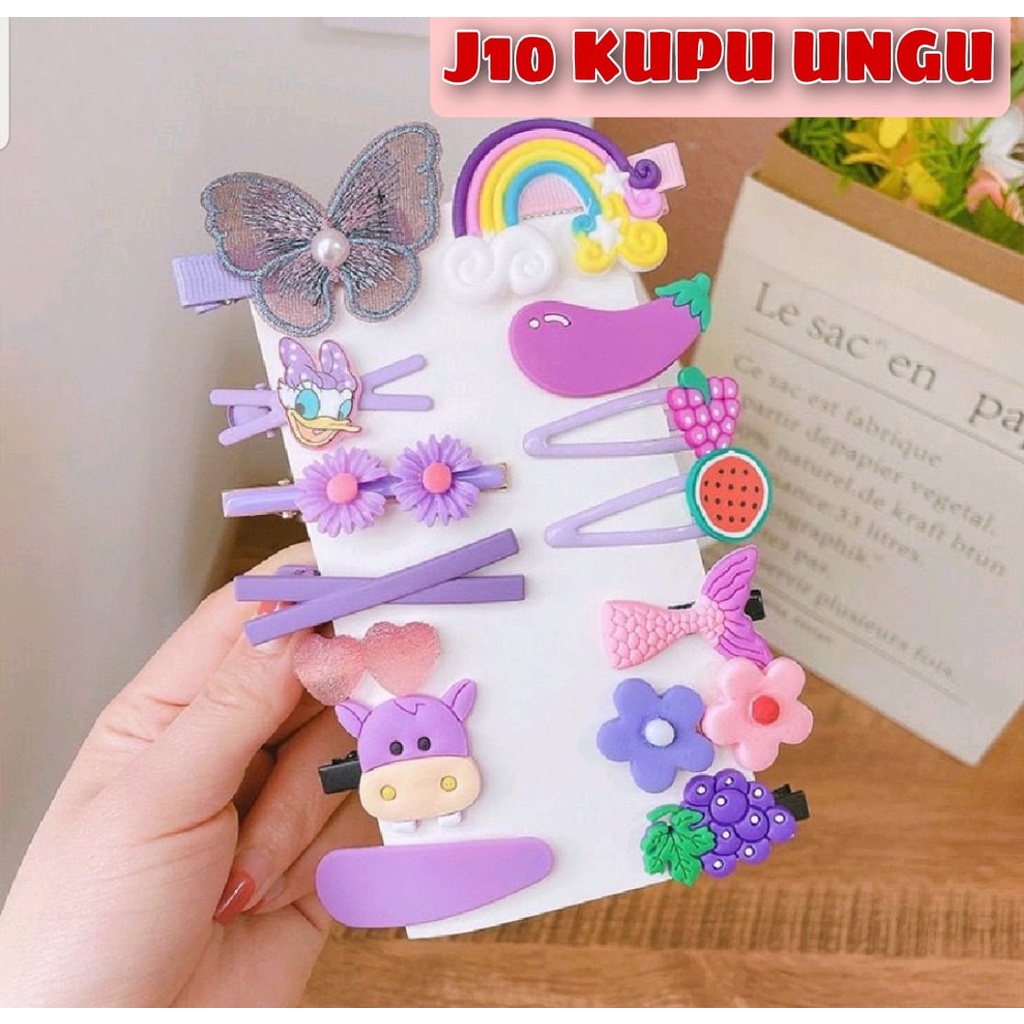 Jual J10 JEPIT ANAK KUALITAS IMPORT LUCU KARTUN || JEPIT RAMBUT ANAK ...