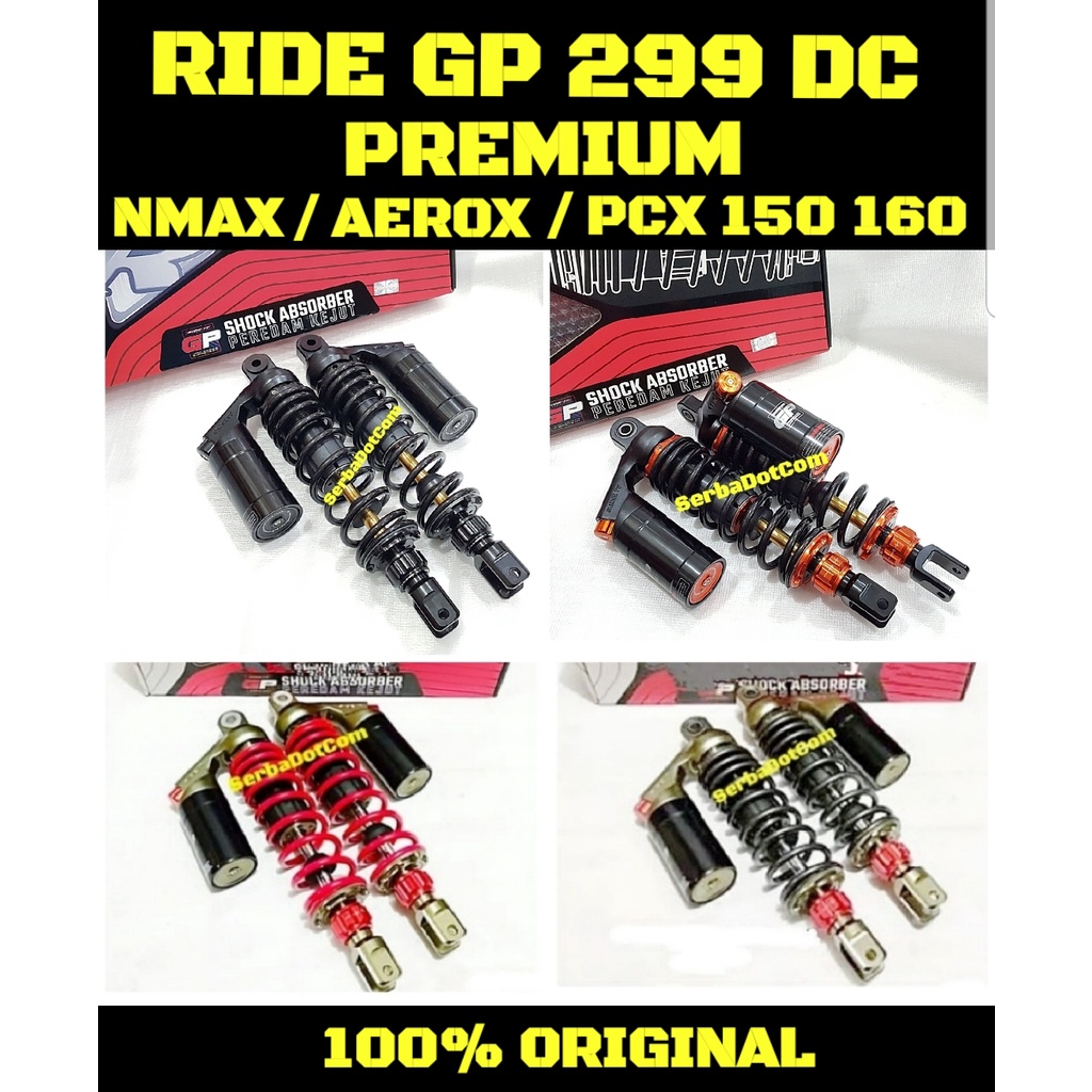 Jual SHOCK RIDE IT NMAX AEROX NEW OLD PCX 150 160 GP PREMIUM GP299 DC ...