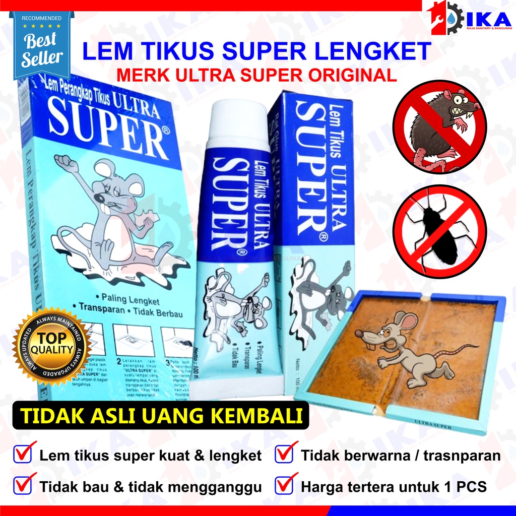 Jual LEM TIKUS ULTRA ORIGINAL 100% (PALSU UANG KEMBALI) PEREKAT RACUN ...