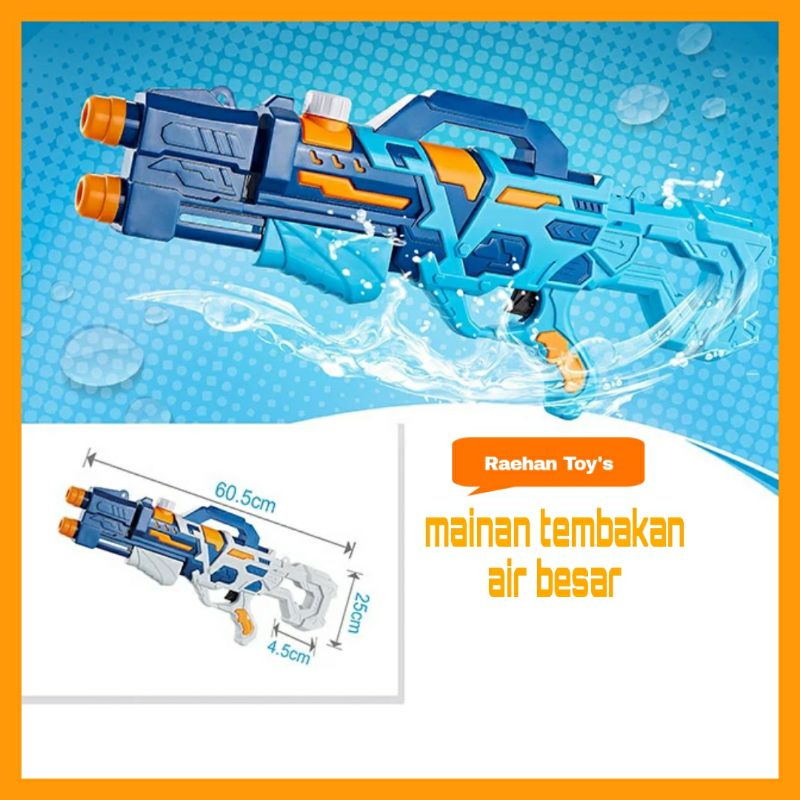 Jual mainan anak tembakan air jumbo Water Gun jumbo pistol air tembakan ...
