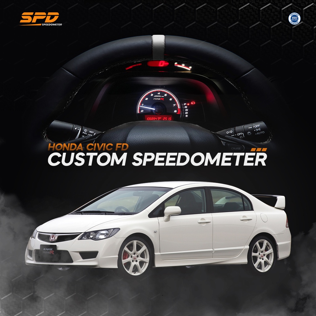 Jual PANEL SPEEDOMETER CUSTOM HONDA CIVIC FD MATIC - SPD BANDUNG ...