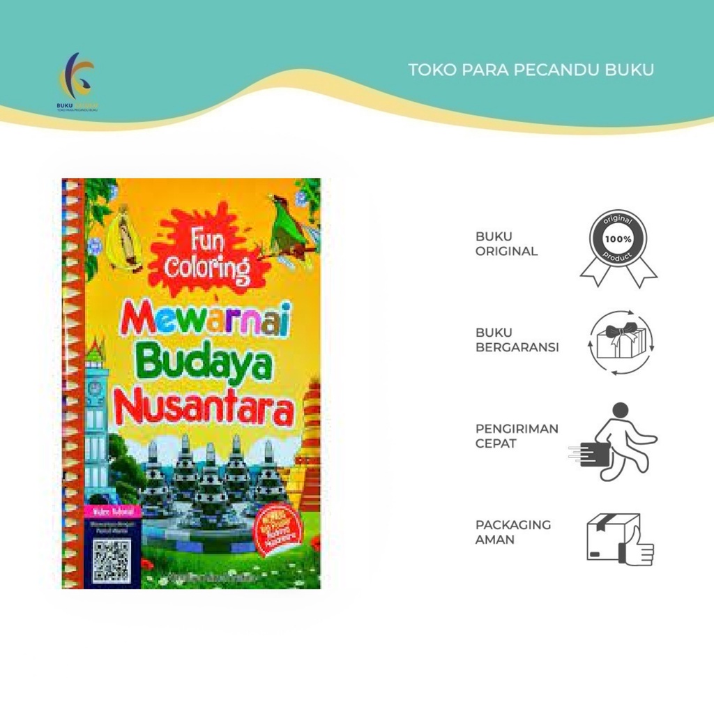 Jual [ PROMO ] BUKU - Fun Coloring : Mewarnai Budaya Nusantara (Bonus ...