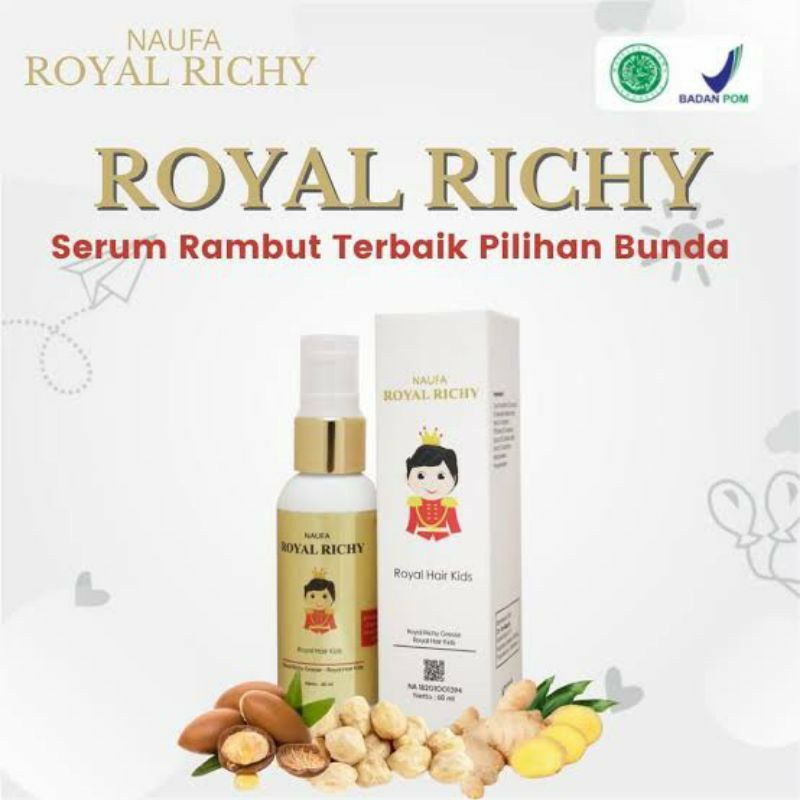 Jual RICHIE RICH Naufa Royal Richy Serum Rambut Minyak Kemiri - Vitamin ...