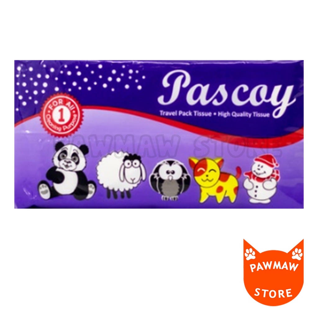 Jual TISU TISSUE TRAVEL PACK PASCOY 50 SHEETS 2 PLY ( PCS ) | Shopee ...
