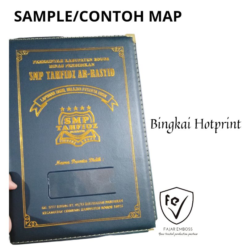 Jual SAMPLE MAP RAPORT ORGANIZER MAP SEKOLAH (CONTOH) | Shopee Indonesia