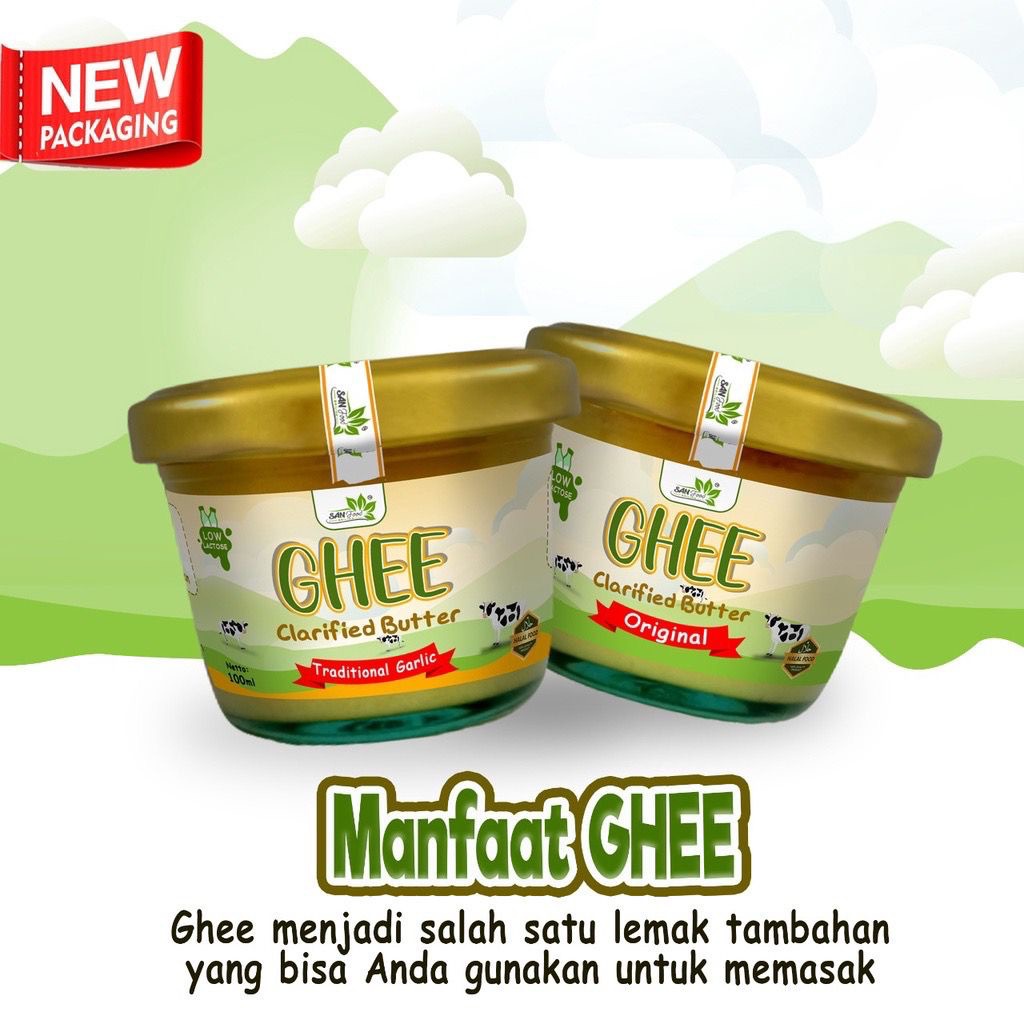 Jual Ghee Butter Mpasi / Butter BB booster Mpasi Ghee SF Naturals Grass ...