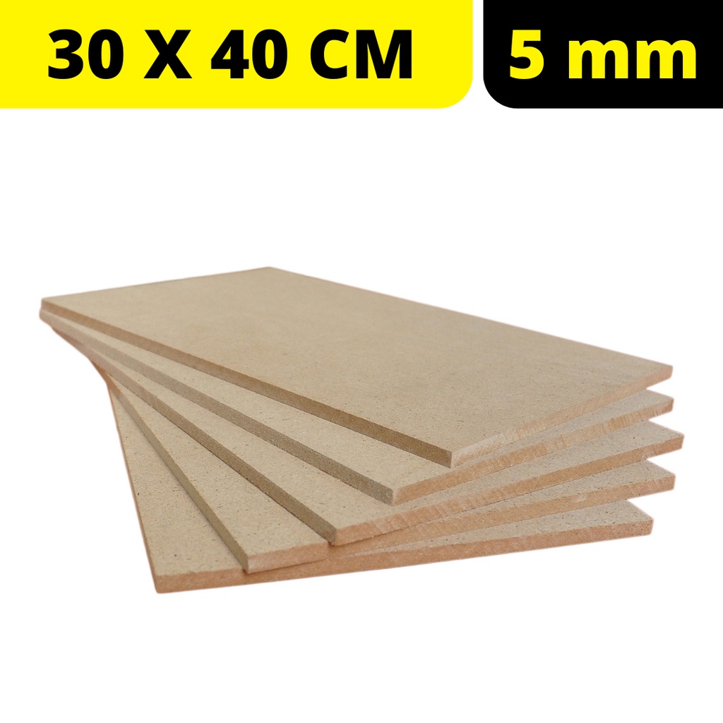 Jual Papan MDF Premium Papan Poster Papan Multifungsi Tebal 5 mm [30 X ...