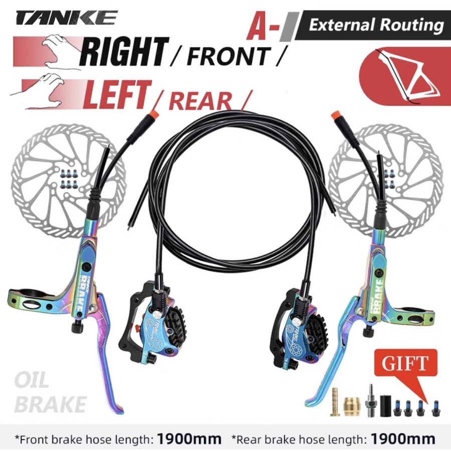 Jual Tanke Hydraulic Brake 4 Piston with E-Brake Sensor REM HIDROLIK ...