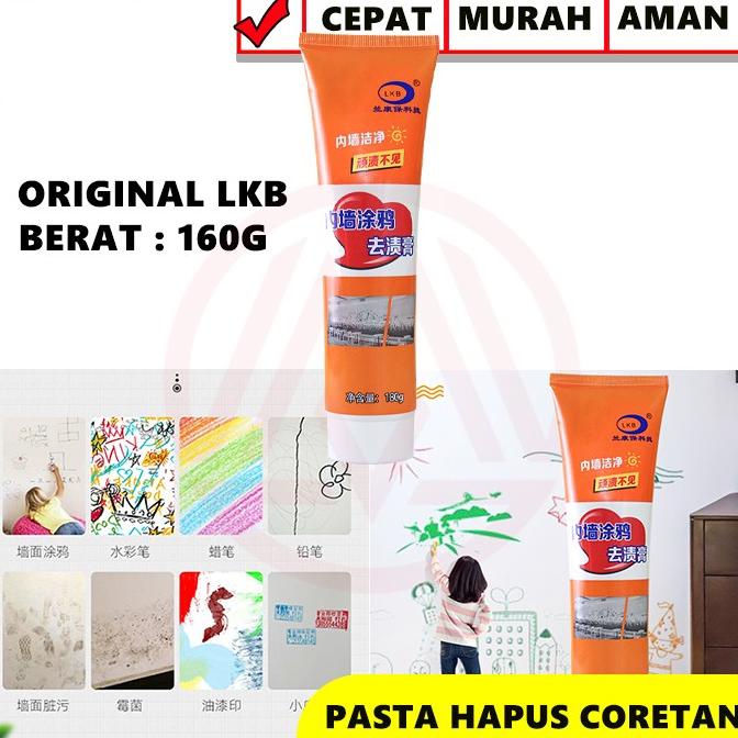 Jual CREAM KRIM PASTA PEMBERSIH NODA CORET CORETAN TEMBOK DINDING LKB ...