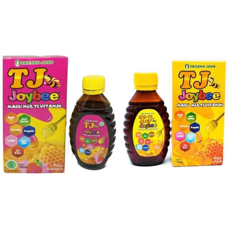 Jual Paket Madu TJ Joybee 100 ml Madu Multi Vitamin Rasa Strawberry dan ...