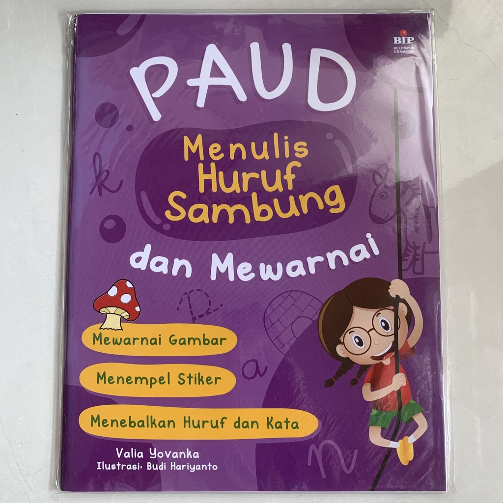 Jual Buku Anak "PAUD Menulis Huruf Sambung dan Mewarnai" | Shopee Indonesia