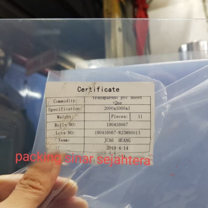 Jual PLASTIK MIKA PVC KAKU BENING LEMBARAN 0.5MM X 100 X 200 | Shopee ...