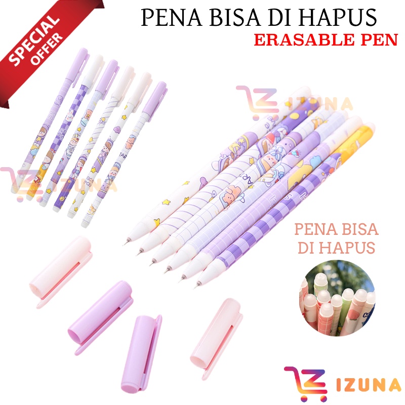 Jual [IZUNA] PENA PULPEN BISA DI HAPUS / ERASER PEN / ERASABLE PEN ...