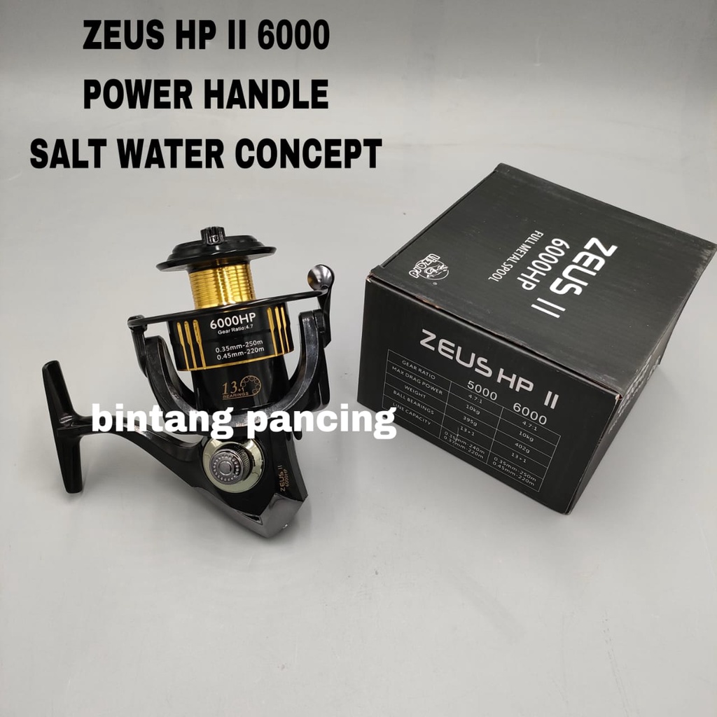 Jual reel pancing reel lizard zeus hp reel power handle ukuran 1000-6000 | Shopee Indonesia