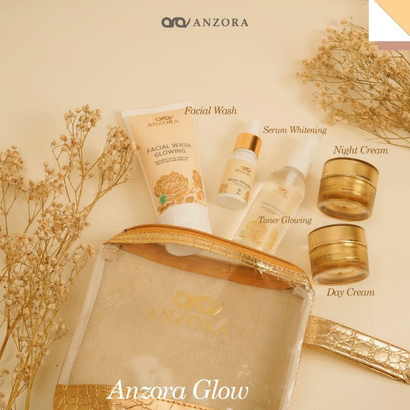 Jual Skincare Anzora Glow Untuk Kulit Normal Dan Flek Hitam | Shopee ...