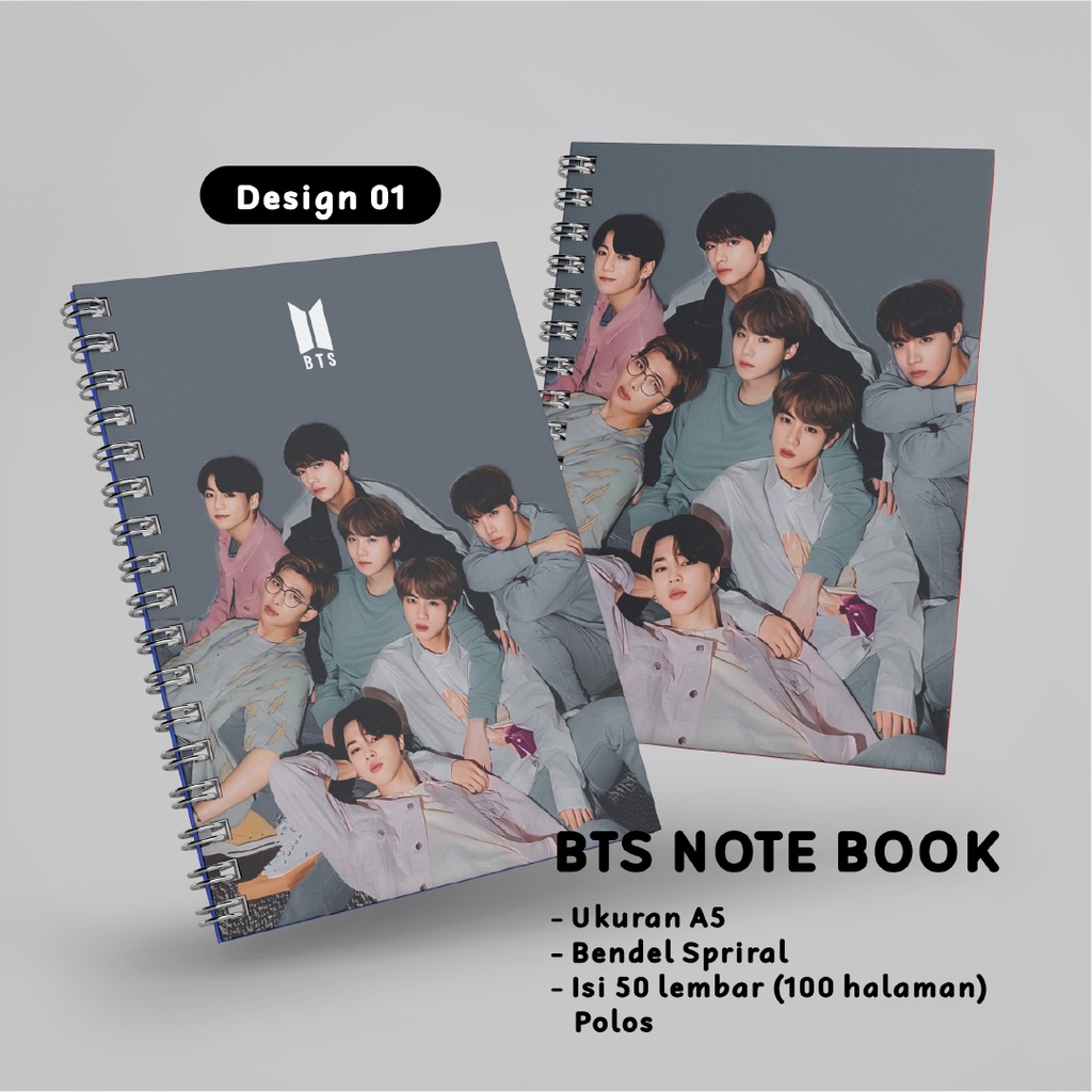 Jual NOTEBOOK A5 KPOP BTS EDITION ( BATCH 2 ) | Shopee Indonesia