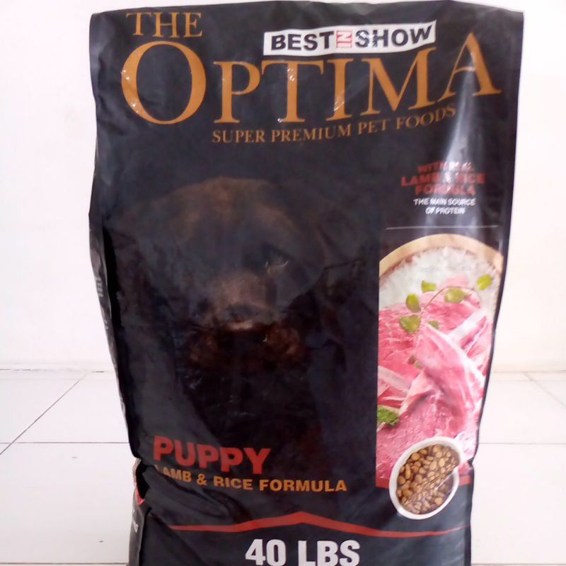 Jual Optima Puppy Lamb & Rice 18kg - Dog food Makanan Anjing puppy ...