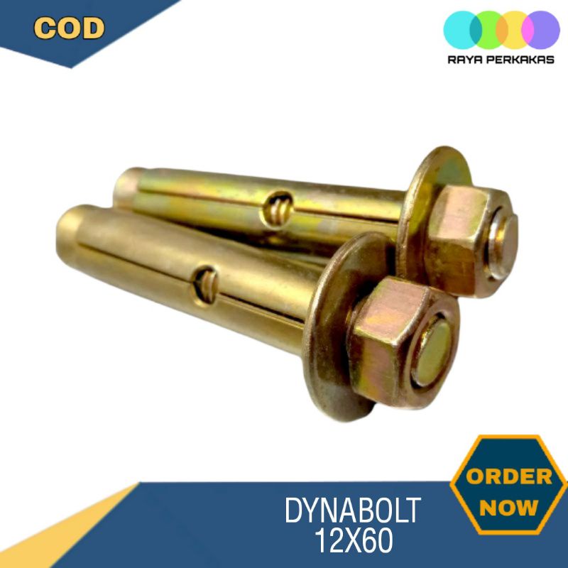 Jual DYNABOLT 12 x 60 DINABOLT DYNABOL DINABOL 12x60 | Shopee Indonesia