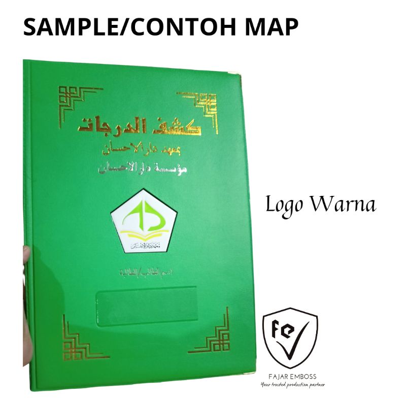 Jual SAMPLE MAP RAPORT ORGANIZER MAP SEKOLAH (CONTOH) | Shopee Indonesia