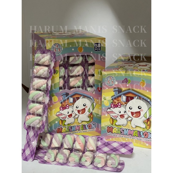 Jual Marshmallow Marsmallow Mallow Pedang Box isi 30 pcs | Shopee Indonesia