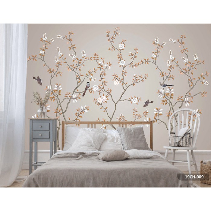 Jual Wallpaper Wallpaper Custom Chinese Oriental China Mural Bunga ...