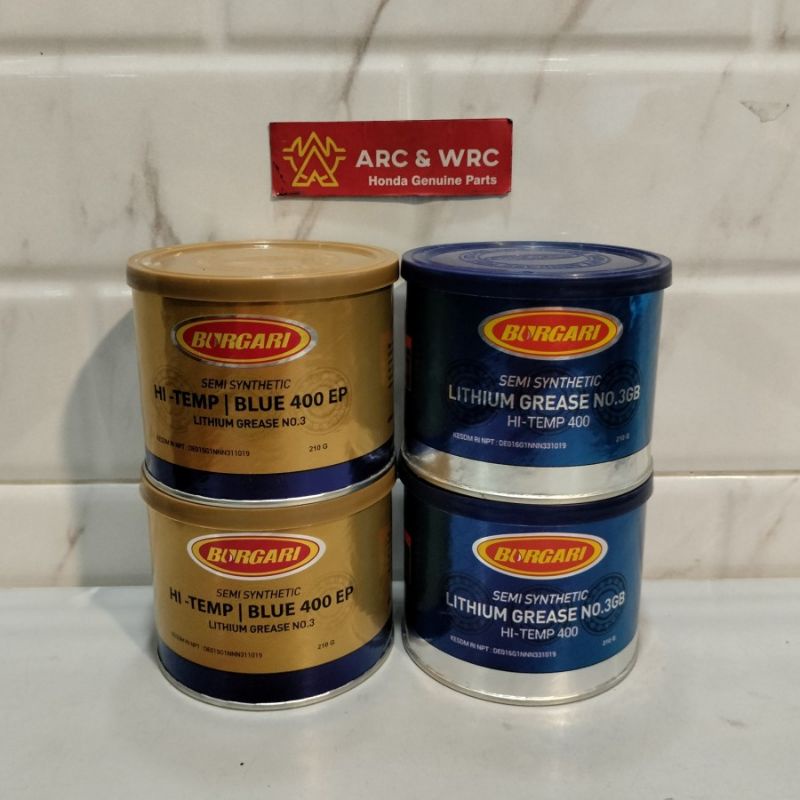 Jual GEMUK GREASE STEMPET BURGARI HI-TEMP 400 EP LITHIUM GREASE 210 GR ...