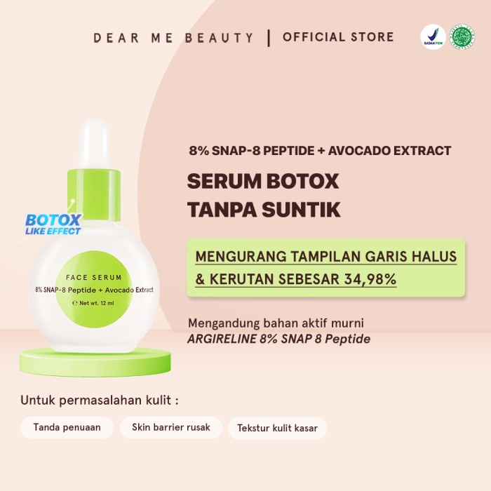 Jual 8% Snap 8 Peptide + Avocado Extract Face Serum 12ml | Shopee Indonesia