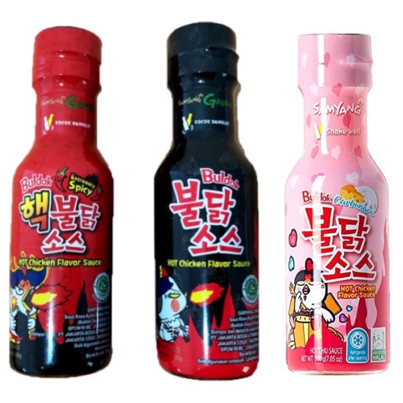 Jual Saus Samyang Hot Buldak Sauce Korea Halal 200g / Saus / Samyang ...