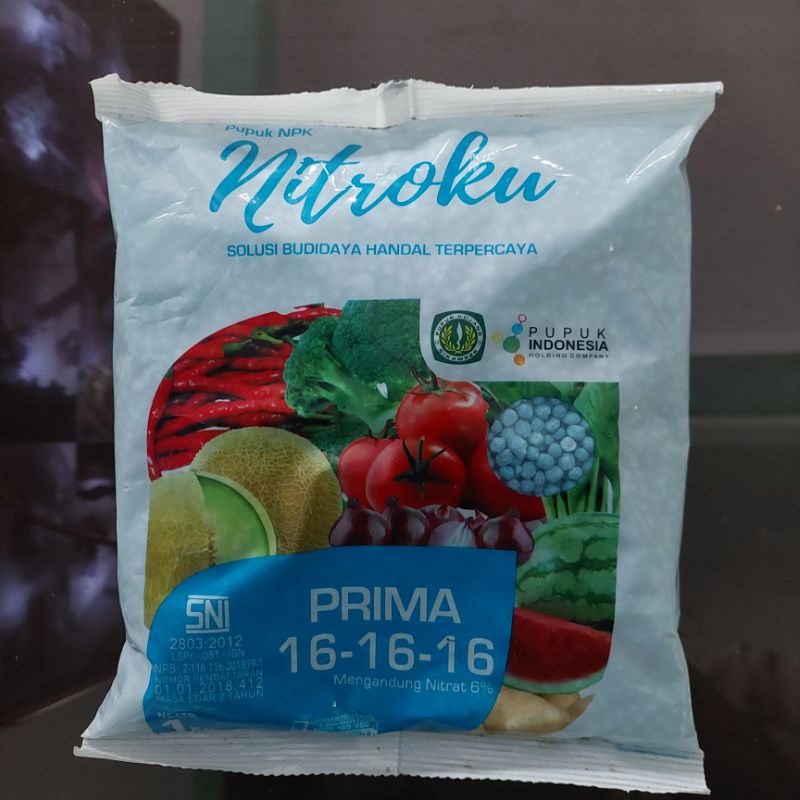 Jual Pupuk Nitroku PRIMA 16-16-16 kemasan 1kg (mengandung nitrat 6% ...