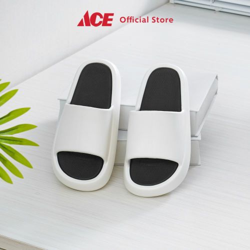 Jual Ace Ataru Sandal Thick Slippers Color Block - Putih Sendal Unisex ...