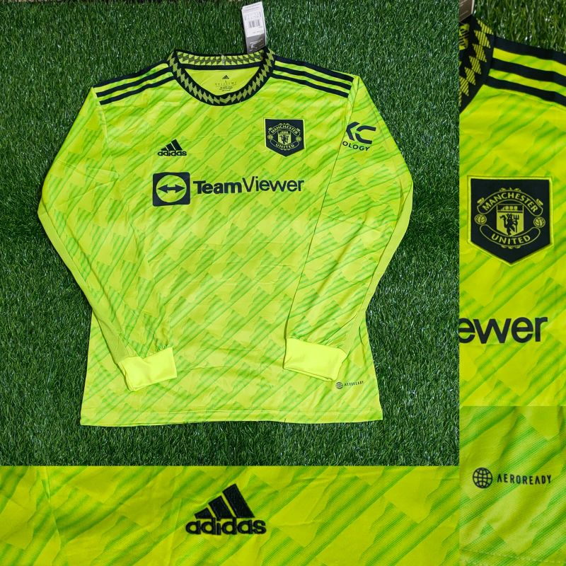 Jual JERSEY BOLA LENGAN PANJANG MU 3RD THIRD 2022 2023 NEW GRADE ORI ...