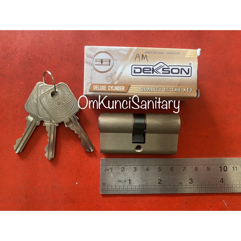 Jual Silinder Kunci Pintu Dekkson Anak Kunci Dekkson Cylinder DEKKSON DC DL 60mm SN Silinder 6cm ...