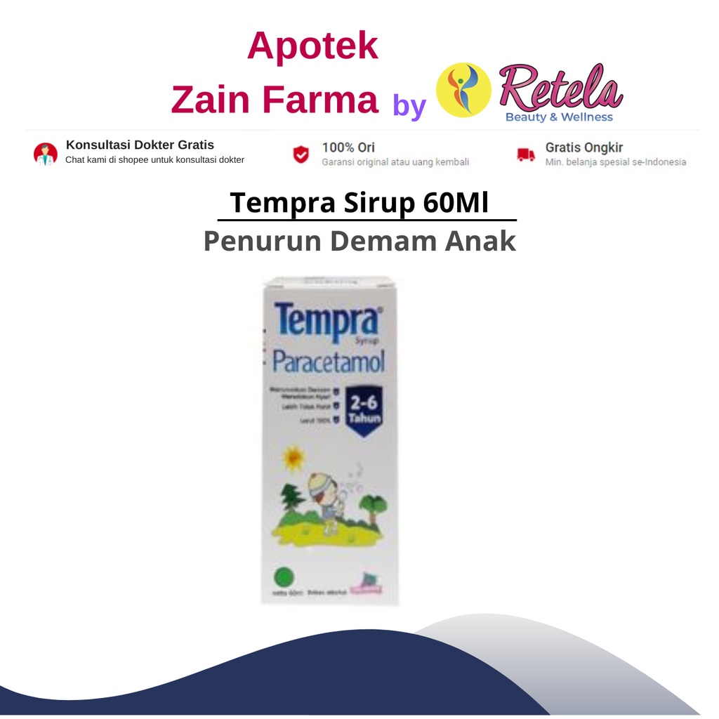 Jual TEMPRA SYRUP 60ML | Shopee Indonesia