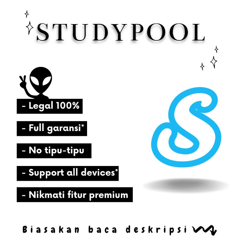 Jual Studypool Premium 10 dan 20 Unlocks 1 Bulan Bergaransi | Shopee Indonesia