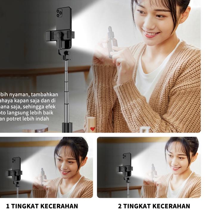 Jual WWA204 INBEX LED Flash Tongsis Bluetooth 4-in-1 S03s selfie stick ...