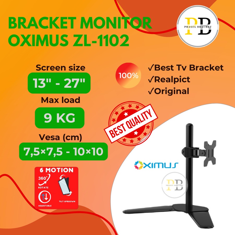 Jual BRACKET MEJA LCD LED TV 1 Monitor 13 INCH - 27 INCH | Shopee Indonesia