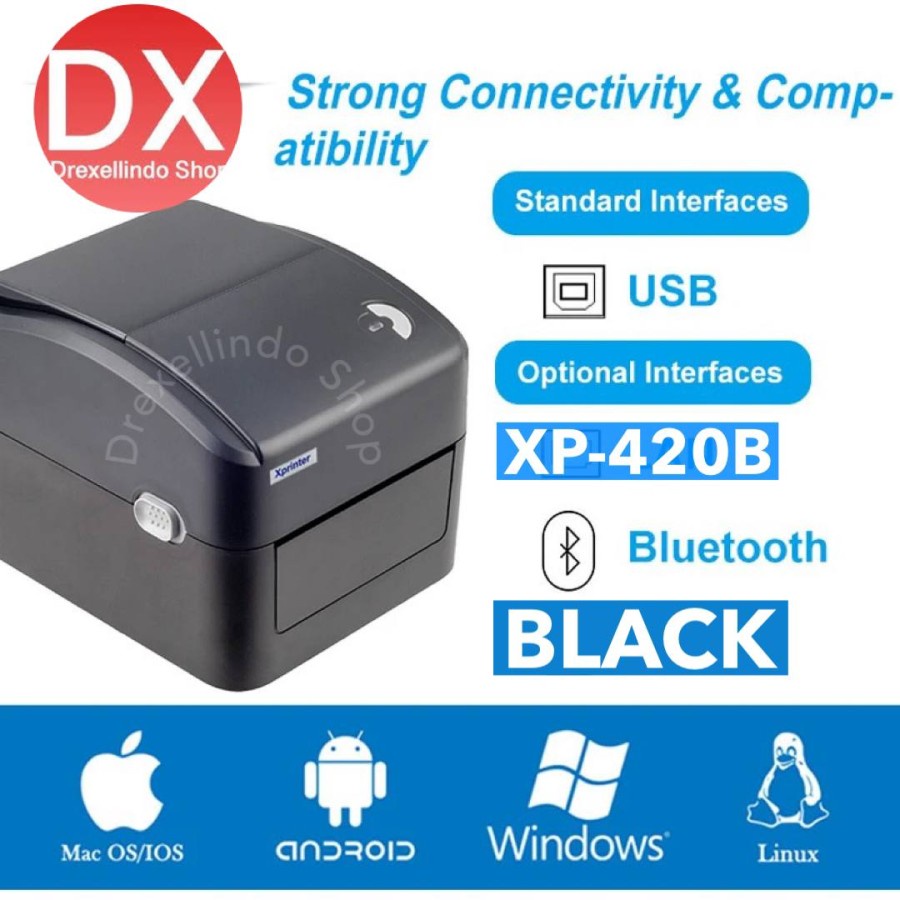 Jual Printer Thermal Label Barcode XPRINTER XP-420B / XP420B / 420B ...