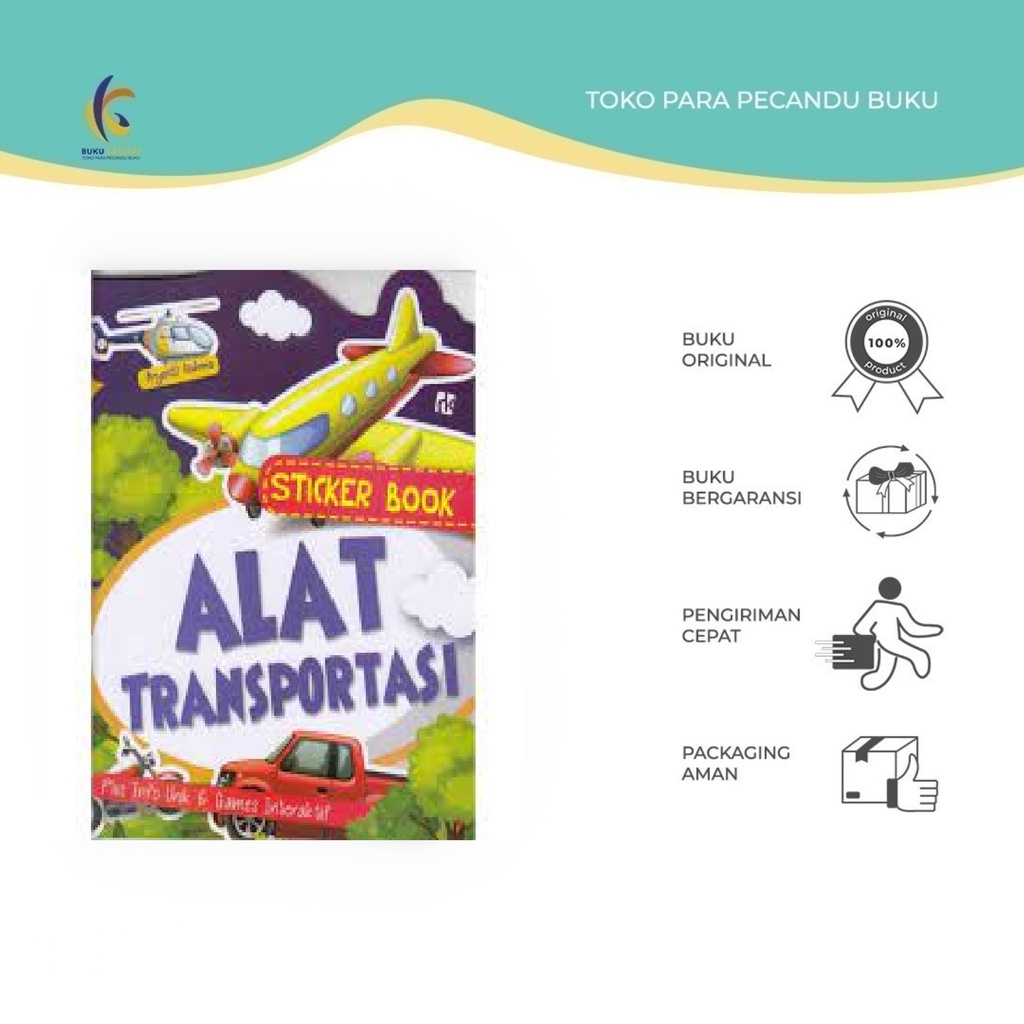Jual [ PROMO ] BUKU - Sticker Book (Alat Transportasi / Buah & Sayur ...