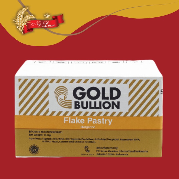 Jual GOLD BULLION Flake Pastry / Margarine Pastry 15 kg | Shopee Indonesia