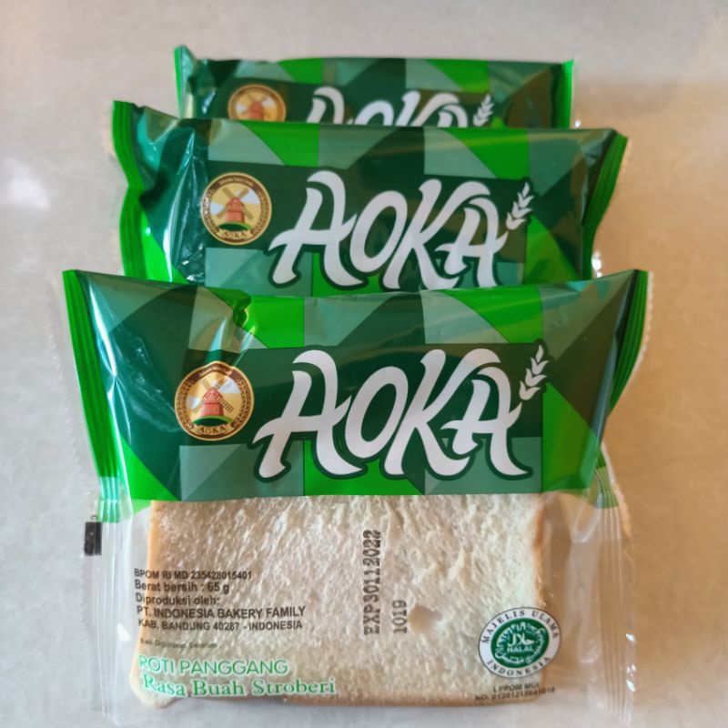 Jual roti aoka panggang sandwich all varian rasa | Shopee Indonesia