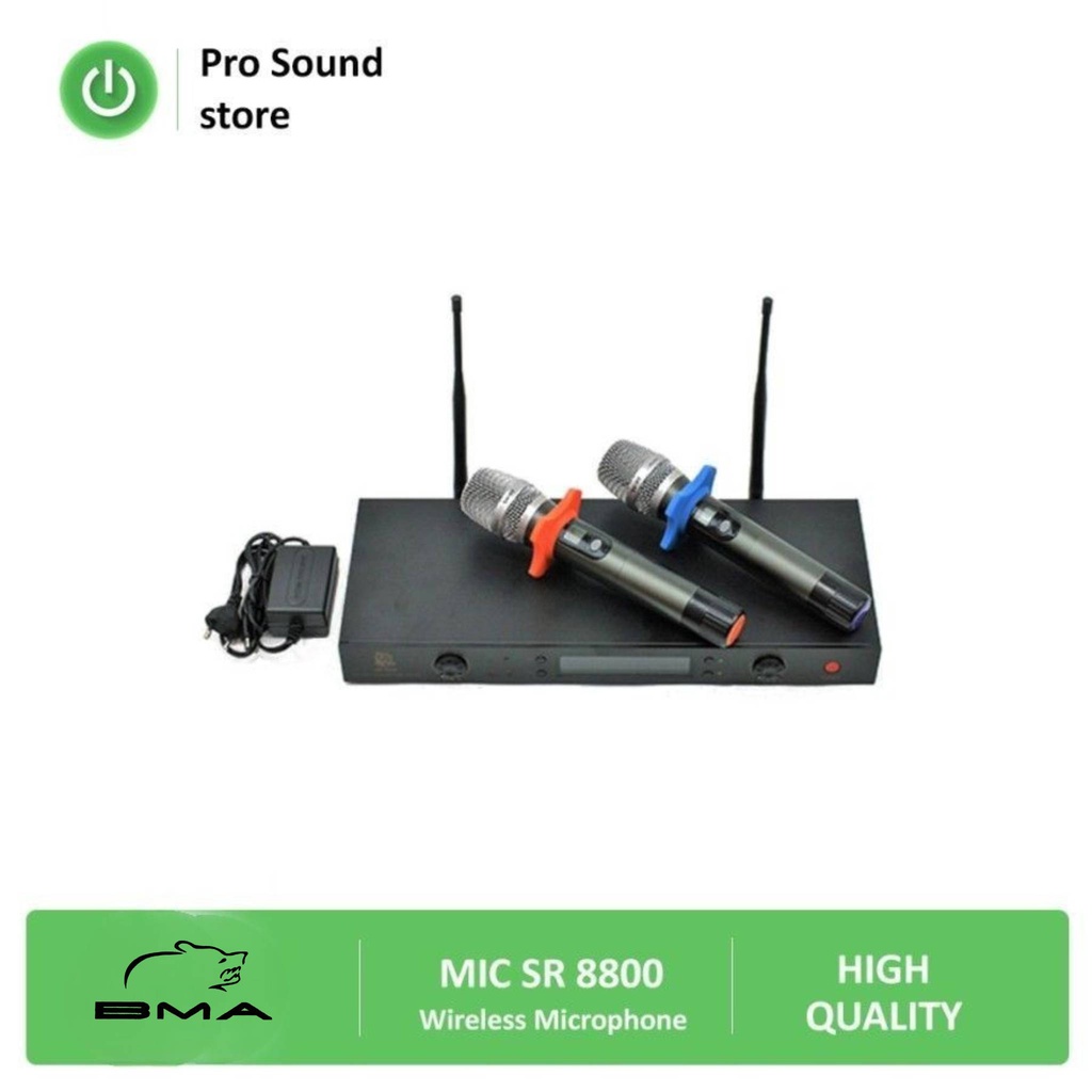 Jual Mic Wireless UHF BMA SR8800 / Microphone Pintar / Multi Channel | Shopee Indonesia