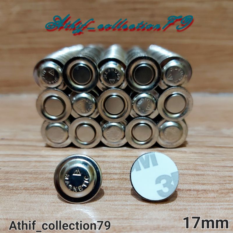 Jual Magnet Bulat Magnet Name Tag Magnetic Coution Magnet 17mm | Shopee ...