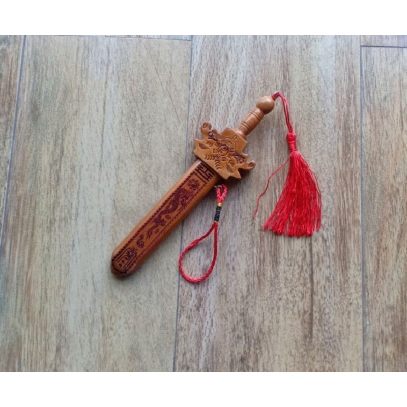 Jual pedang 7 bintang pedang kayu feng shui sedang pedang 7 bintang ...