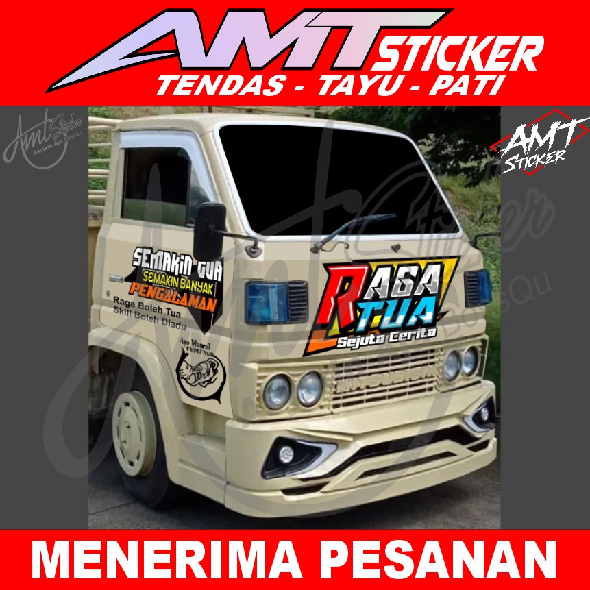 Jual Stiker Tulisan Truk Umplung - Stiker Kabin - Stiker Pintu - Bisa ...